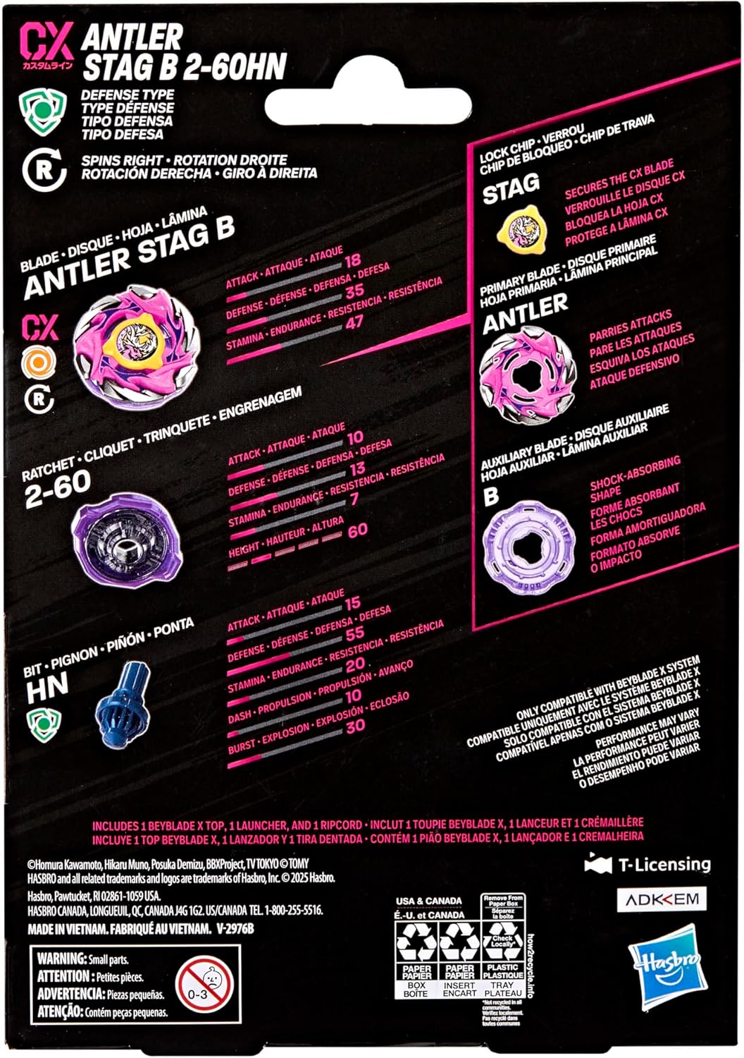 Beyblade X: Starter Set - Antler Stag B 2-60HN – Gamers Guild AZ