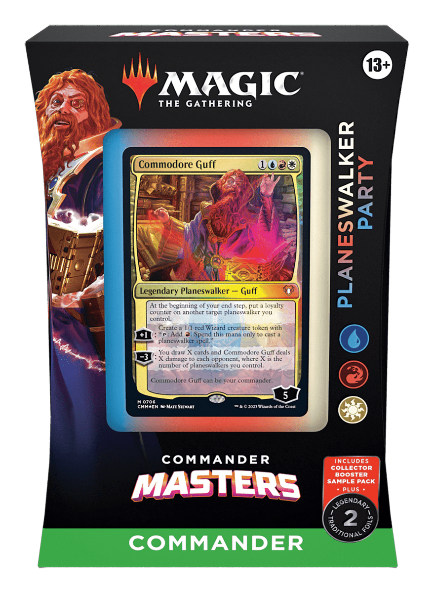 Magic: The Gathering - Commander Masters - Commander Deck Planeswalker ...
