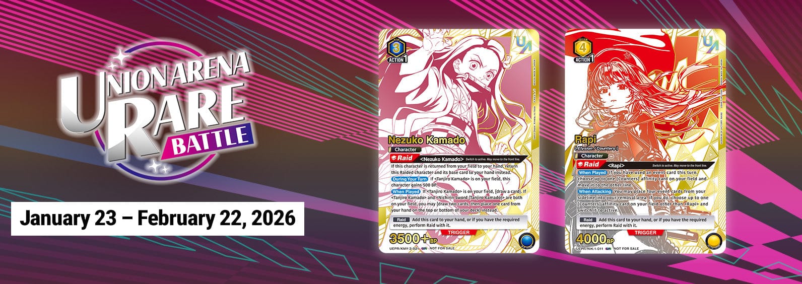 Tempe - 2/9 @ 7:30pm - Union Arena Rare Battle: Goddess of Victory Nik ...