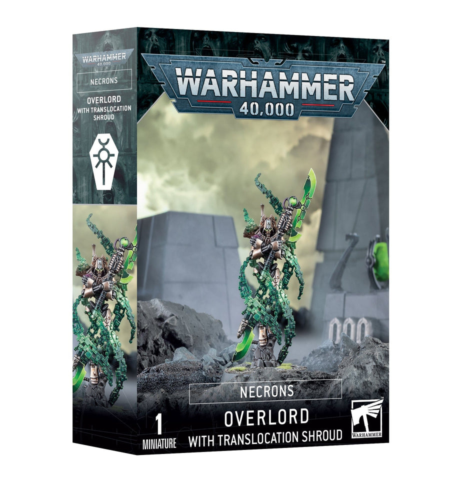 Warhammer 40K: Necrons - Overlord with Translocation Shroud – Gamers ...